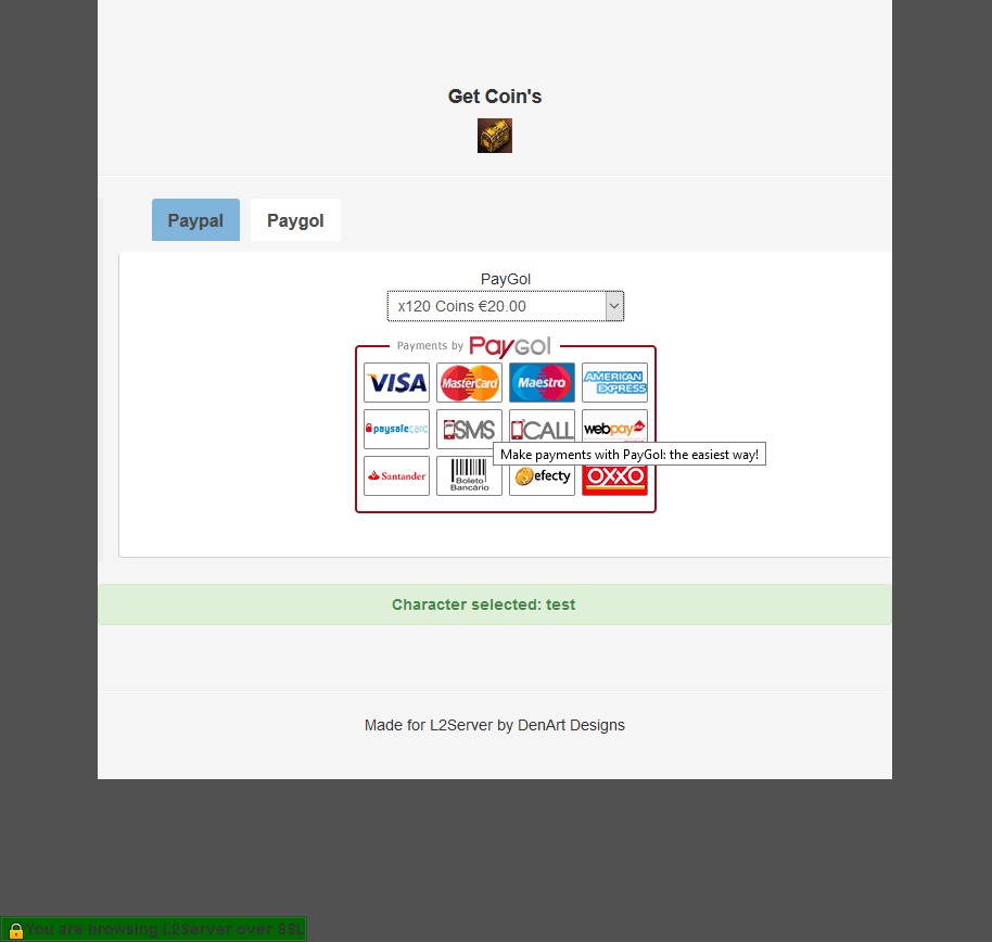 Auto Donate Panel v2 (DenArt Designs)