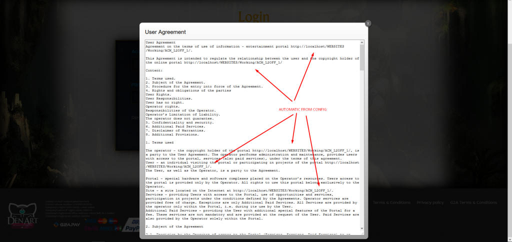 L2OFF ACP + DONATE PANEL - Shop DenArt Designs