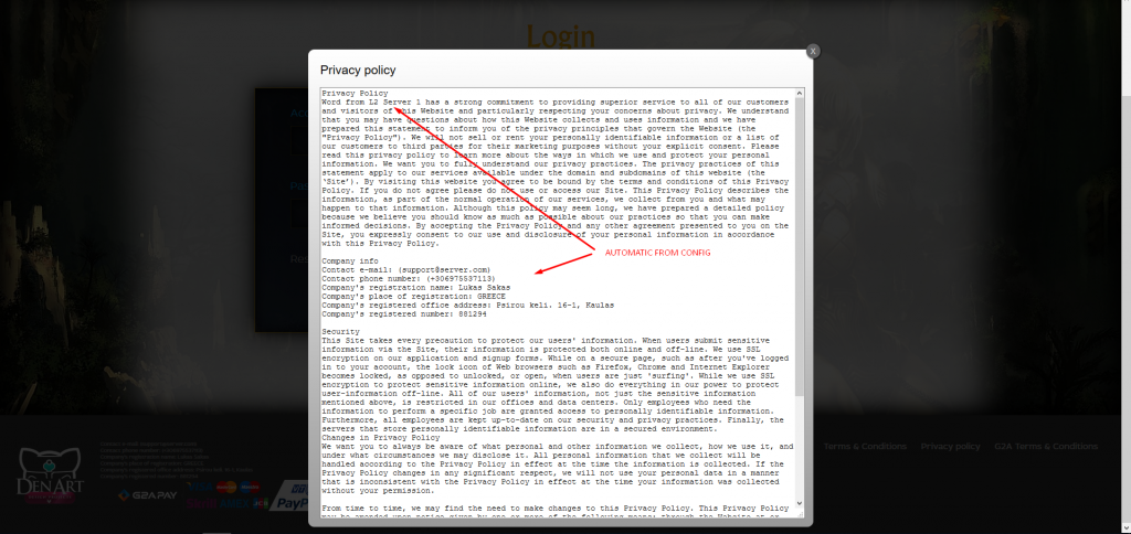 L2OFF ACP + DONATE PANEL - Shop DenArt Designs