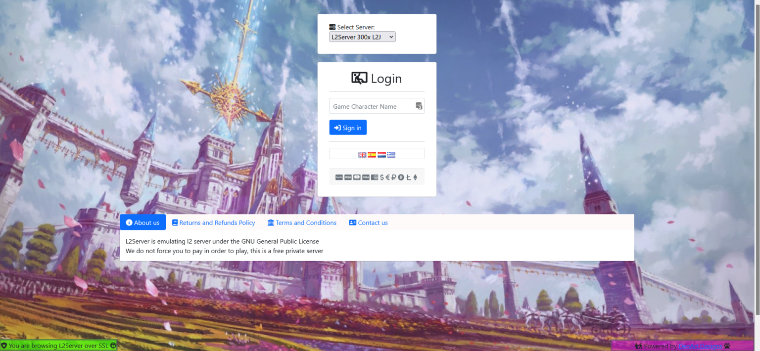 OFFICIAL Auto Donate Panel V4 Multiserver L2OFF-L2J